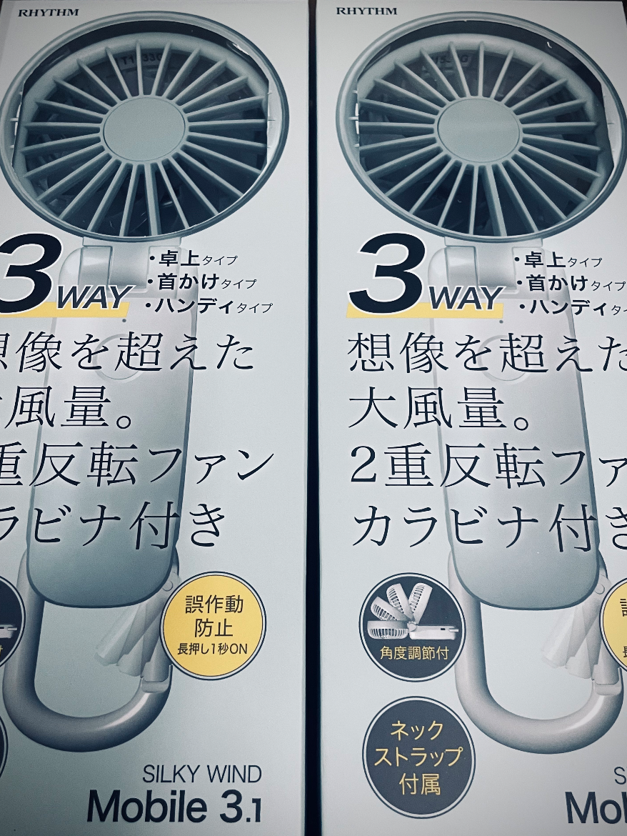 Rhythm 2023 Handy Fan 3.1 Light Blue | Buyandship（台灣）