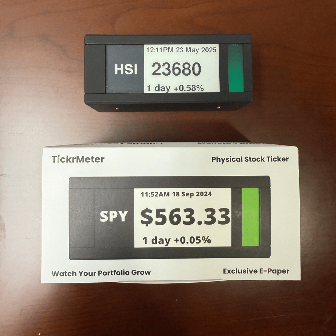 TICKRMETER E-Ink Stock Ticker 桌面股價顯示器 | Buy&Ship（台灣）