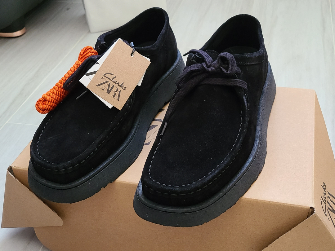 Zara x Clarks 聯乘 wallabee | Buyandship（台灣）